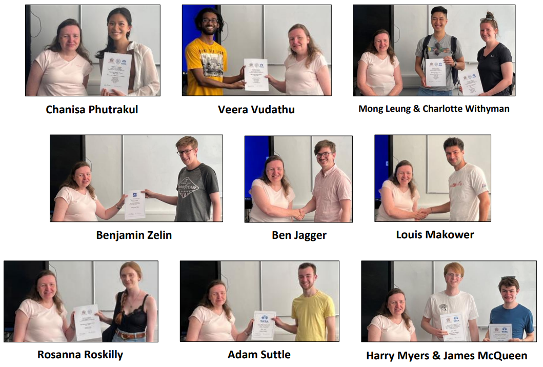 Student prize winners | Department of Materials